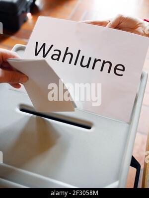 Pforzheim, Germany. 14th Mar, 2021. Hans-Ulrich Rülke, FDP top ...