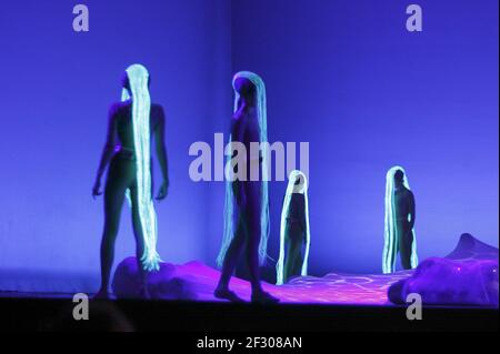 the Rhinemaidens in DAS RHEINGOLD by Wagner at the The Royal Opera ...