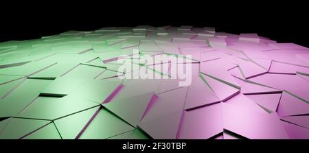 Cracked polygons surface abstract background Stock Photo - Alamy