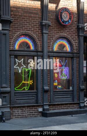 Let there be neon is a Neon sign store in Tribeca, Lower Manhattan, New ...