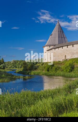 Staraya Ladoga (Old Ladoga) - ancient fortress in Russia Stock Photo ...