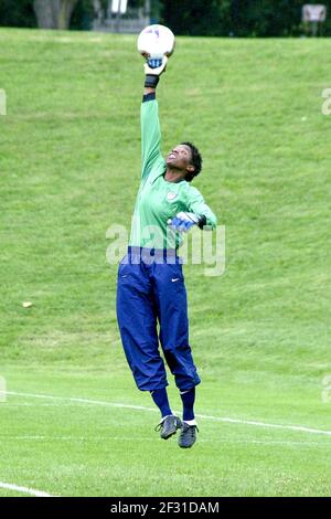 USA team practice,Sept. 19 2003, Trinity College, Washington DC Stock ...