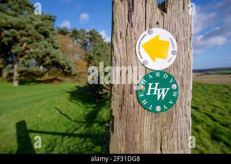 The Hardy Way, a waymarked long-distance footpath in southern England ...
