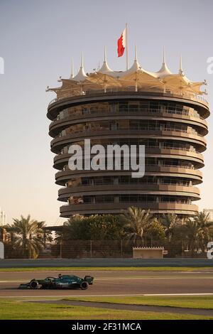 Sakhir, Bahrain. 14th Mar, 2021. Formula 1, pre-season testing, Day 3 ...