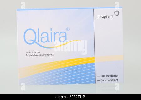 Qlaira contraceptive pill from Jenapharm, drug for contraception ...