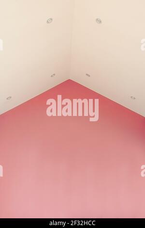 Perspective looking up at a ceiling with lights Stock Photo - Alamy
