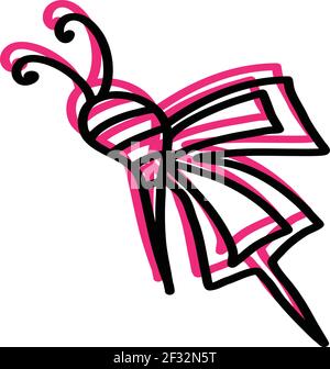 pink dragonfly insect garden Stock Vector Image & Art - Alamy