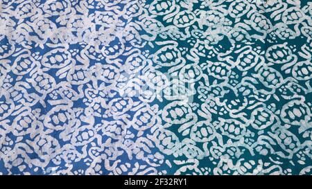 Batik die wax stamped material Accra Ghana. Ghanaian family makes ...