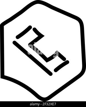 Phone vector icon in line style. Old vintage telephone symbol ...