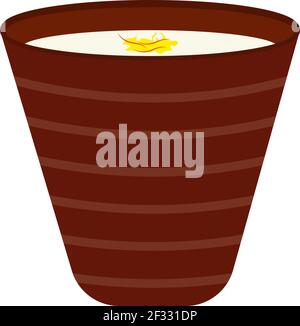 Indian Lassi - Indian traditional buttermilk with yogurt and spices ...