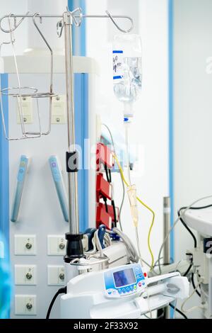 Medical care, operation of intravenous infusion, intravenous infusion ...
