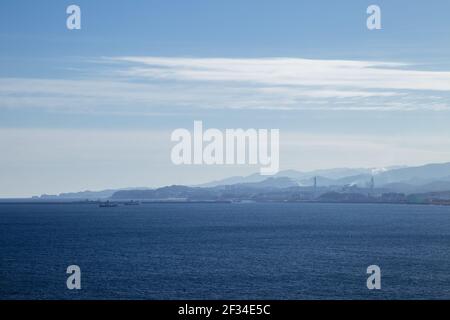 Mukho Port seascape in Donghae, Korea Stock Photo - Alamy
