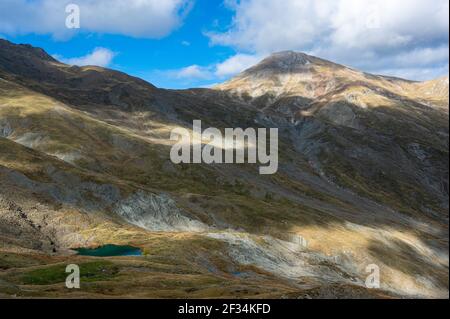 Mountain landscape on Mount Gramos in northern Greece Stock Photo - Alamy