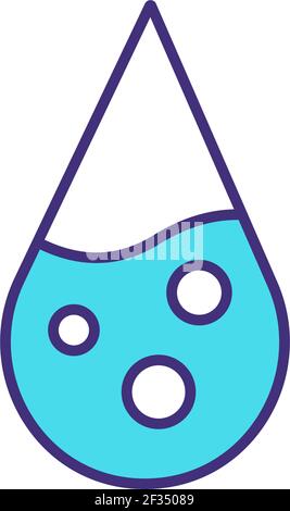 Eco water RGB color icon Stock Vector Image & Art - Alamy