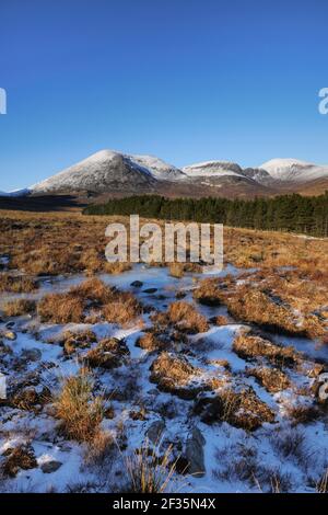 High Mournes from Blue Lough Trail, Mourne Mountains, County Down ...