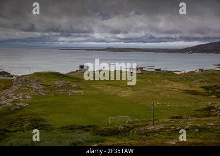 Eriskay Football Club in the Outer Hebrides of Scotland Stock Photo - Alamy