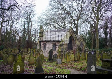 Ancient Maghull Chapel. St Andrews Church Maghull Stock Photo - Alamy