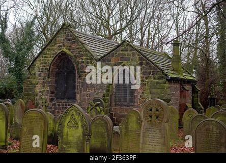 Ancient Maghull Chapel. St Andrews Church Maghull Stock Photo - Alamy