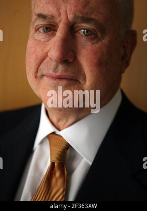 Jules B. Kroll, founder and chairman of KROLL in their London office ...