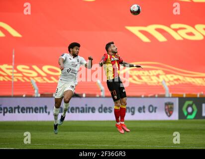 Matthieu Udol of Lens during the French championship Ligue 1 football ...