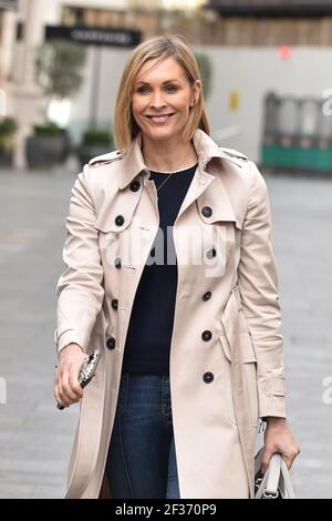 TV presenter Jenni Falconer seen here modelling dresses Stock Photo - Alamy
