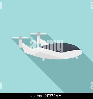 flying taxi technology aircraft with propeller modern transportation ...