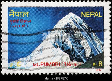 Nepali postage stamp Stock Photo - Alamy