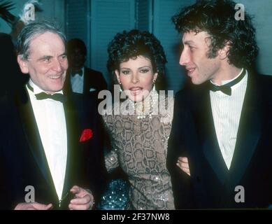 Pierre Cardin Raquel Welch & husband Andre Weinstein 1982 Photo By John ...
