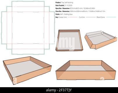 Paper tray box corrugated paper tray box and paper food tray box die ...