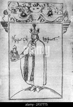 Princess of Mingrelia - wife of Levan II Dadiani Stock Photo - Alamy