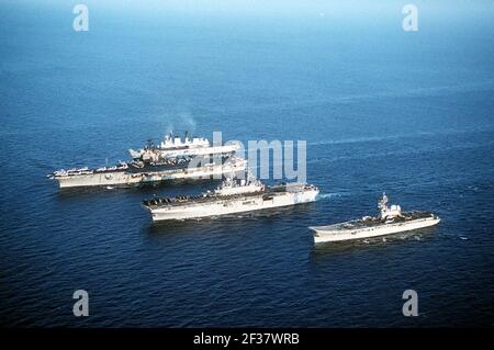 HMS Invincible 1991 Stock Photo - Alamy