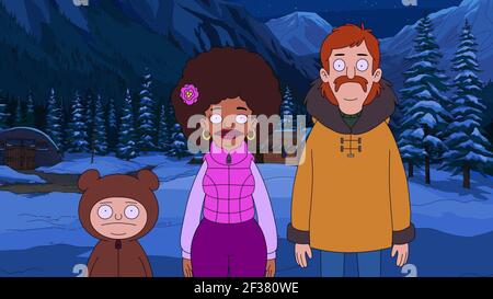 THE GREAT NORTH, from left: Honeybee (voice: Dulce Sloan), Wolf Tobin ...