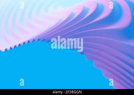 3d illustration of rows colorful portal, cave .Shape pattern ...