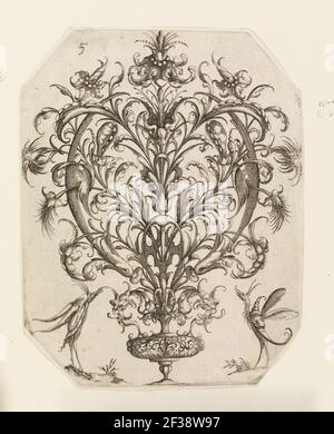 Print, Plate 4, from Die Folge der phantastischen Schmucksträβe (Suite ...