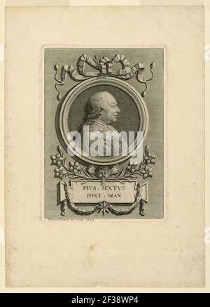 Print, Pope Pius VI (1775-1799); Francesco Piranesi (Italian, about ...