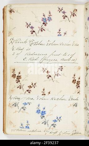 Sample Book (USA), 1879 Stock Photo - Alamy