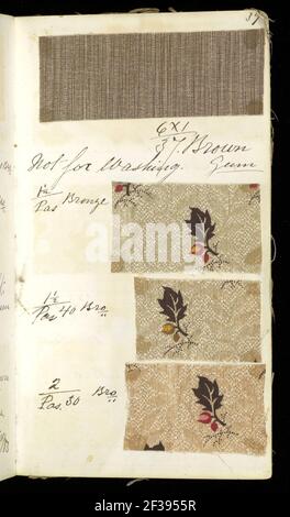 Printer's Sample Book, No. 19 Wood Colors Nov. 1882, 1882 Stock Photo ...