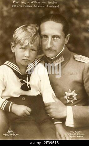 Prinz August Wilhelm von Preußen was a German royal figure, born as a ...