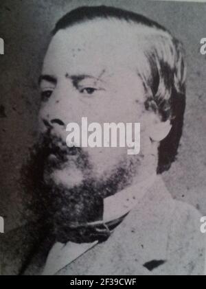 Prof Roderick Noble Cape Monthly Magazine 1873 Stock Photo - Alamy