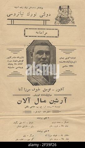 The 'Arshin Mal Alan' program, dedicated to Mirza Agha Aliyev, is a ...