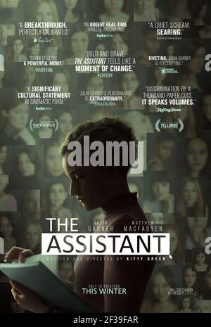 THE ASSISTANT, poster, Julia Garner, 2019. © Bleecker Street Media ...