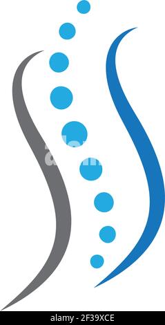 Spine diagnostics symbol logo template vector illustration design Stock ...