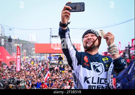 90 HONGYI Zhao (chn), KTM Klicen KTM R2R Dakar Rally Team, Moto, Motul ...