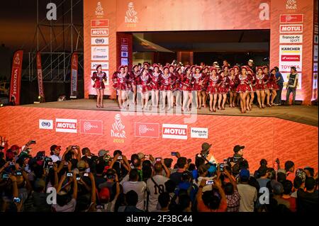 show during the Dakar 2019, Start Podium, Podium de Départ, Peru, Lima ...