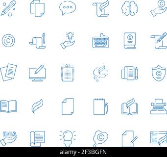 typewriter icon vector. Isolated contour symbol illustration Stock ...