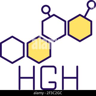 HGH icon, human growth hormone vector Stock Vector Image & Art - Alamy
