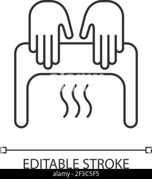 Hand Dryer icon vector, filled flat sign, solid pictogram isolated on ...