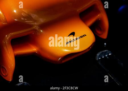 McLaren Renault MCL33, front wing details during Formula 1 winter tests ...