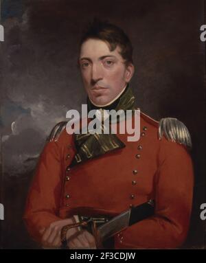 Captain Richard Gubbins, portrait painting by John Constable, c. 1804 ...