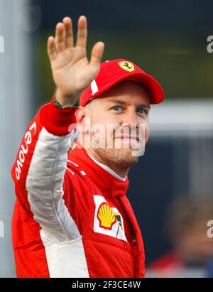 Sebastian Vettel (GER) Ferrari. Australian Grand Prix, Thursday 14th ...